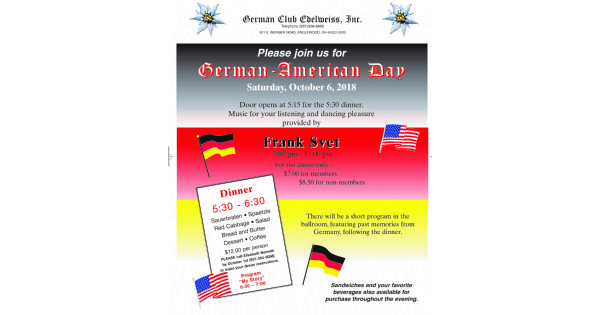 German American Day Celebration