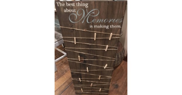 Create a Wood Picture Board with Jacki J
