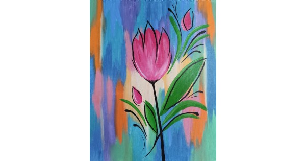 Paint Night - Spring Tulip