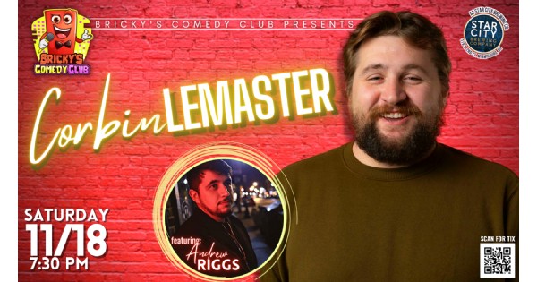 Corbin Lemaster at Brickys Comedy Club