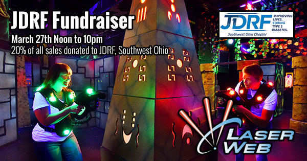 JDRF Fundraiser at Laser Web