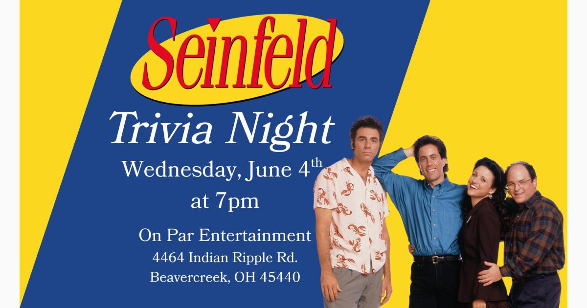 Seinfeld Trivia Night at On Par Entertainment
