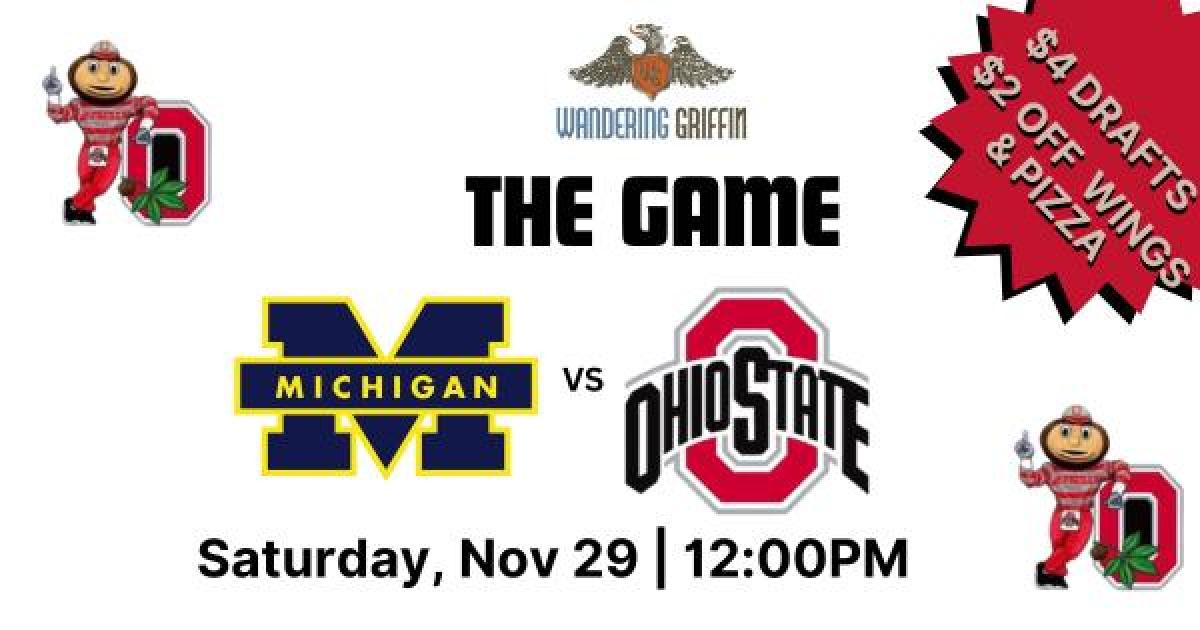 OHIO STATE vs MICHIGAN WATCH PARTY