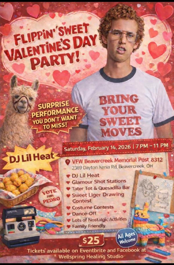 Flippin' Sweet Valentine's Day Party - Napoleon Dynamite themed