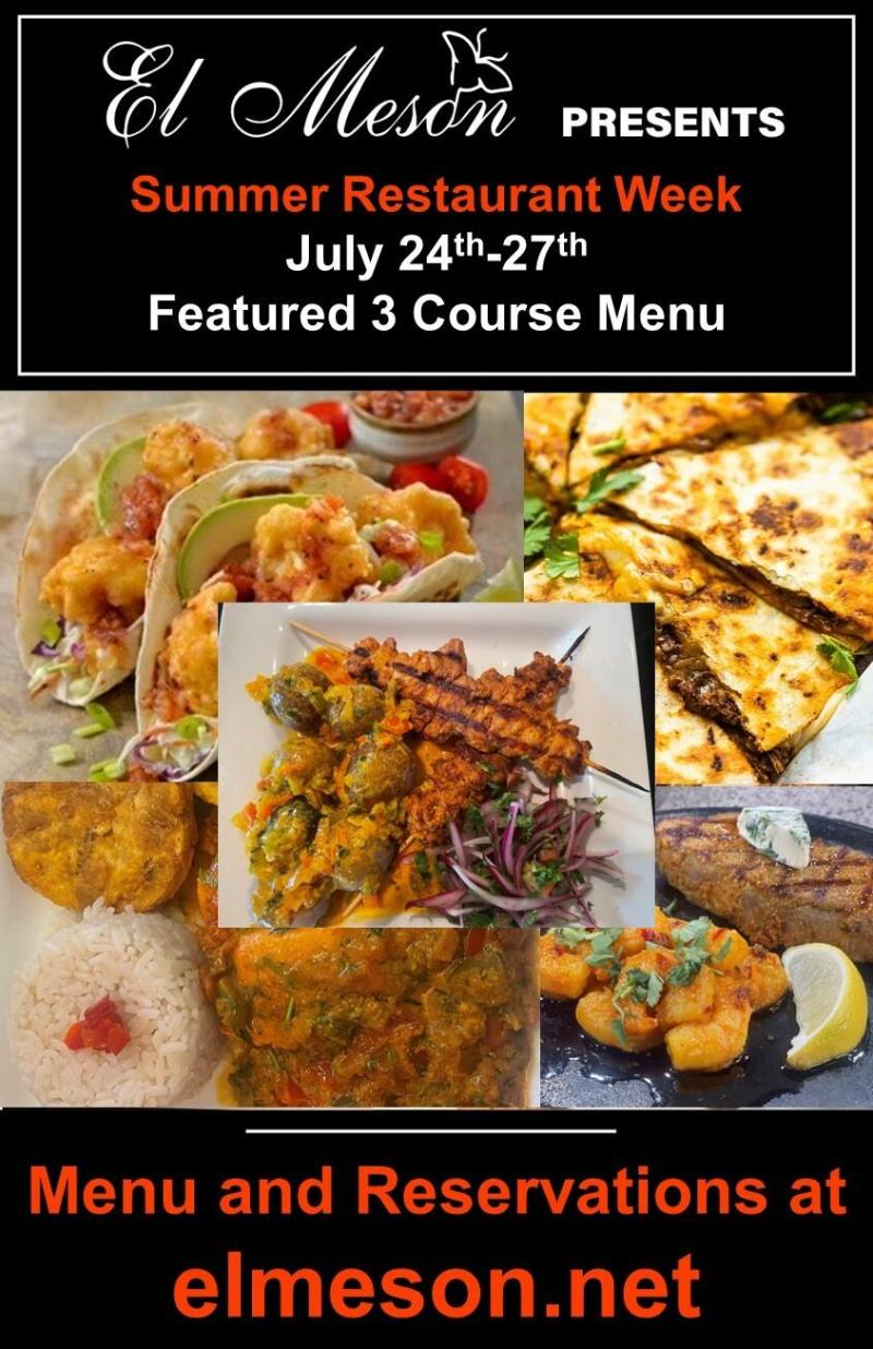 El Meson Restaurant Week Menu